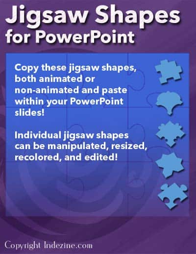 Jigsaw Shapes for PowerPoint